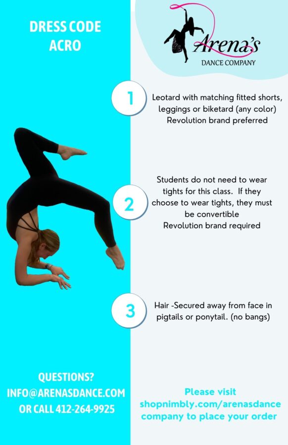 Arena's Dance Company – Dream! Aspire! Achieve!