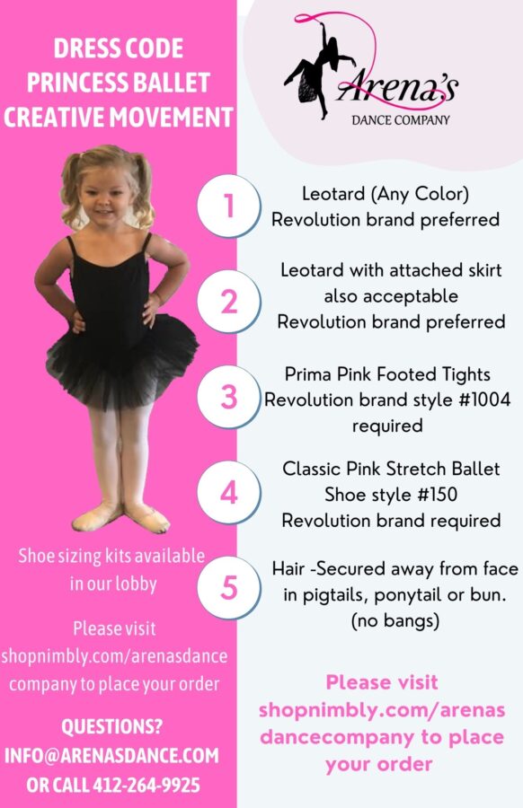 Dress Code – Arena's Dance Company