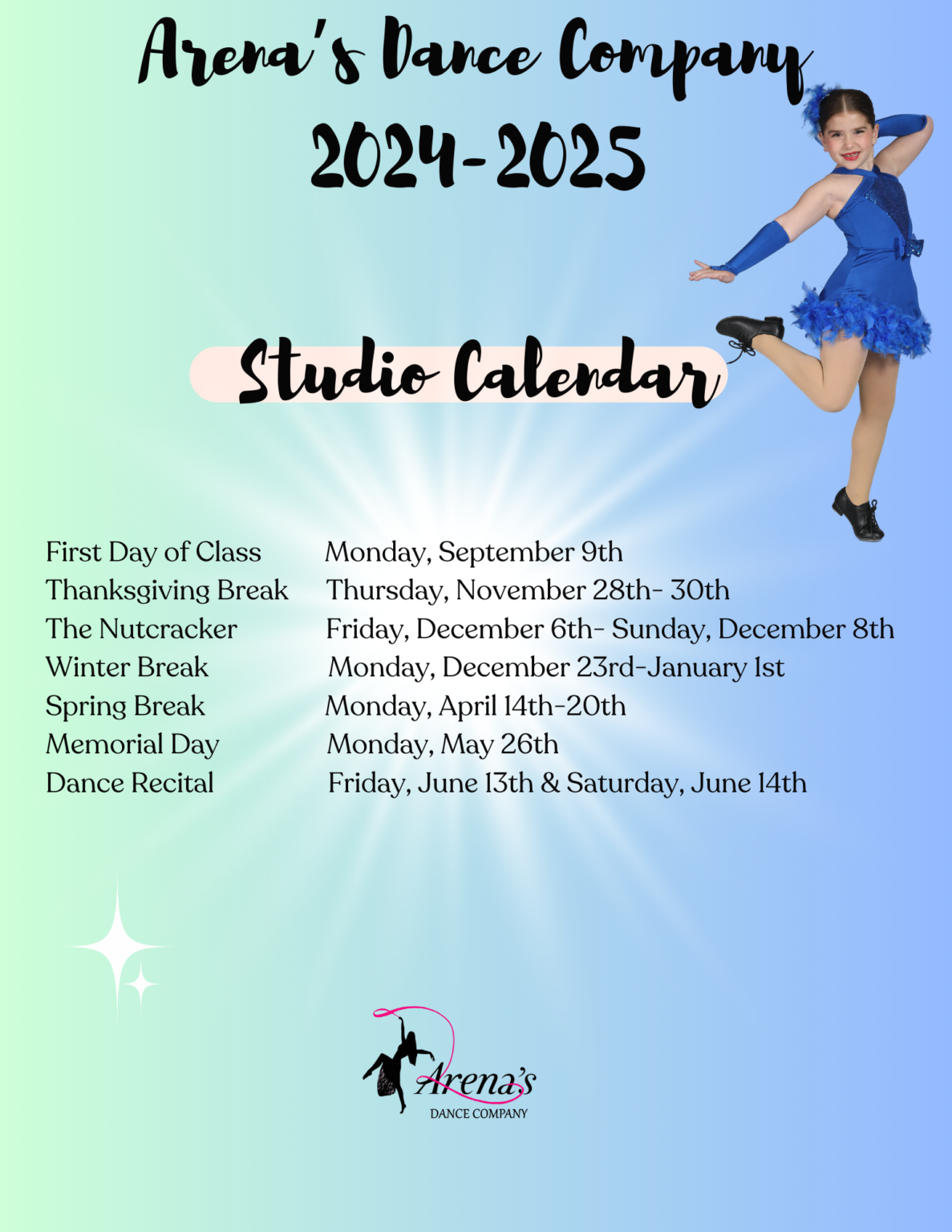 Arena's Dance Company – Dream! Aspire! Achieve!